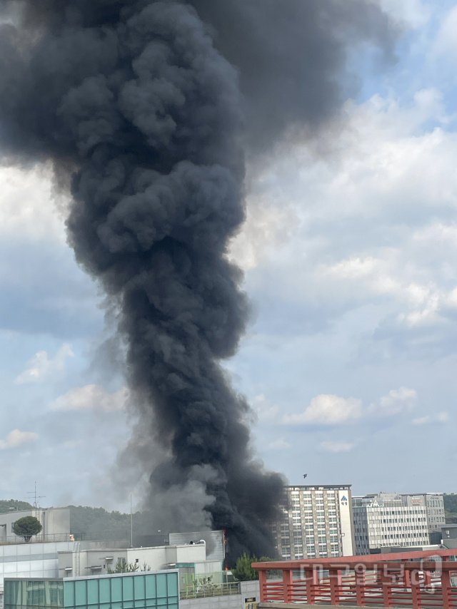 대구 동구 이시아폴리스 일대 마트서 화재 발생 - 대구일보