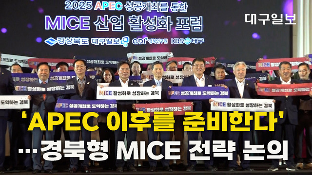 영상)‘APEC 이후를 준비한다’…경북형 MICE 전략 논의 - 대구일보